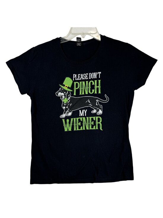 Anvil | Tops | Anvil Womens Funny Dachshund St Patricks Day Please Dont ...